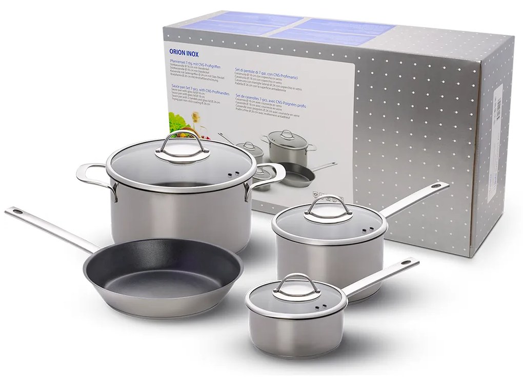 Sada hrnců 7 ks – Orion Inox - 600239
