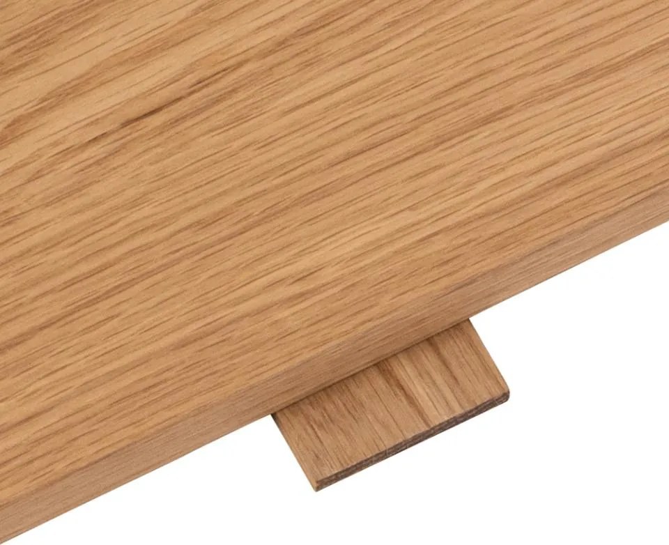 Sada 2 ks prodlužujících desek k jídelnímu stolu Atlantic 100x50 cm dub přírodní