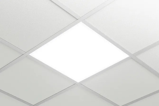 Prokognitivní přímo svítící LED svítidlo vestavné Spectrasol IBP A PRO-WORK/PRO-SCHOOL 600x600 on/off