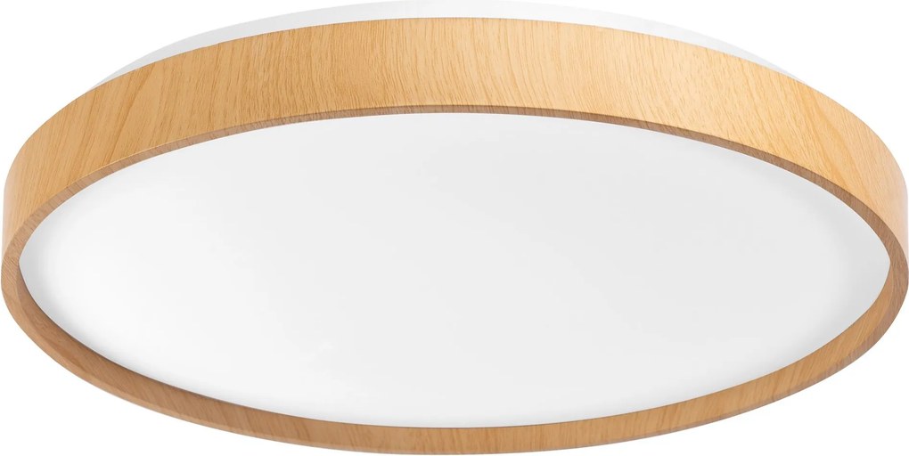 Toolight Toolight, LED stropní svítidlo 40cm, 24W, 4000lm, G116-C, přírodní hnědá-bílá, OSW-06382