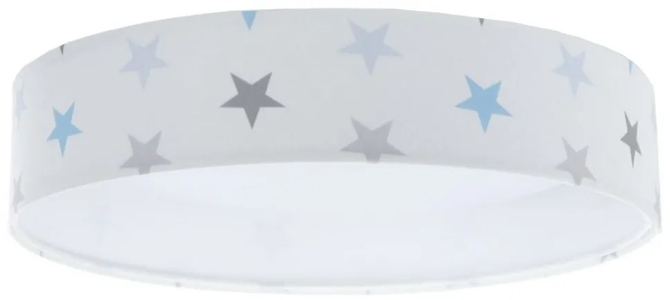 LED Stmívatelné svítidlo GALAXY KIDS LED/24W/230V hvězdičky bílá/šedá/modrá + DO