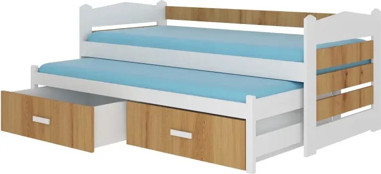 Postel dvojitá s matracemi TIARRO 180x80