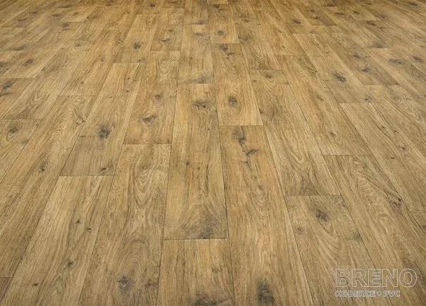 Breno PVC MAXIMA PLUS Ohrid Oak S45 (591-16) – tmavší dřevo, šíře 300 cm
