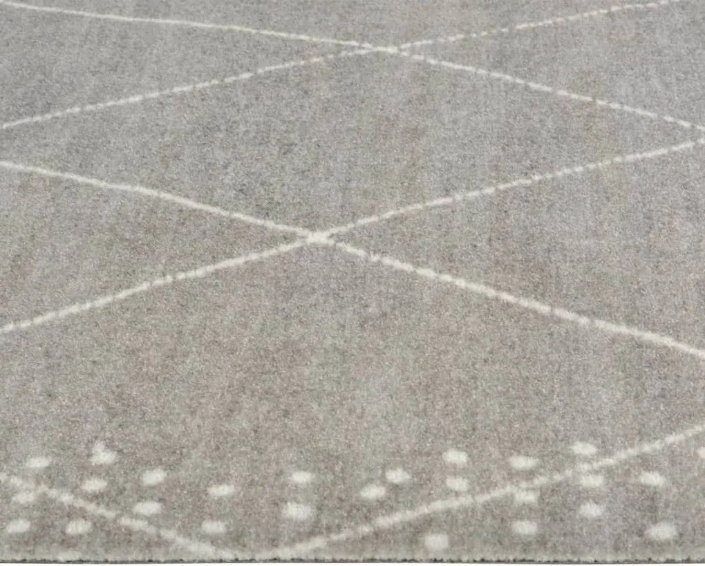 Kuchyňský koberec omyvatelný Kosočtverce 60 x 180 cm samet 136565