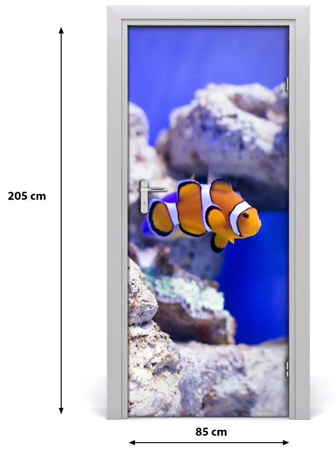 Samolepící fototapeta na dveře Ryba Nemo 85x205 cm