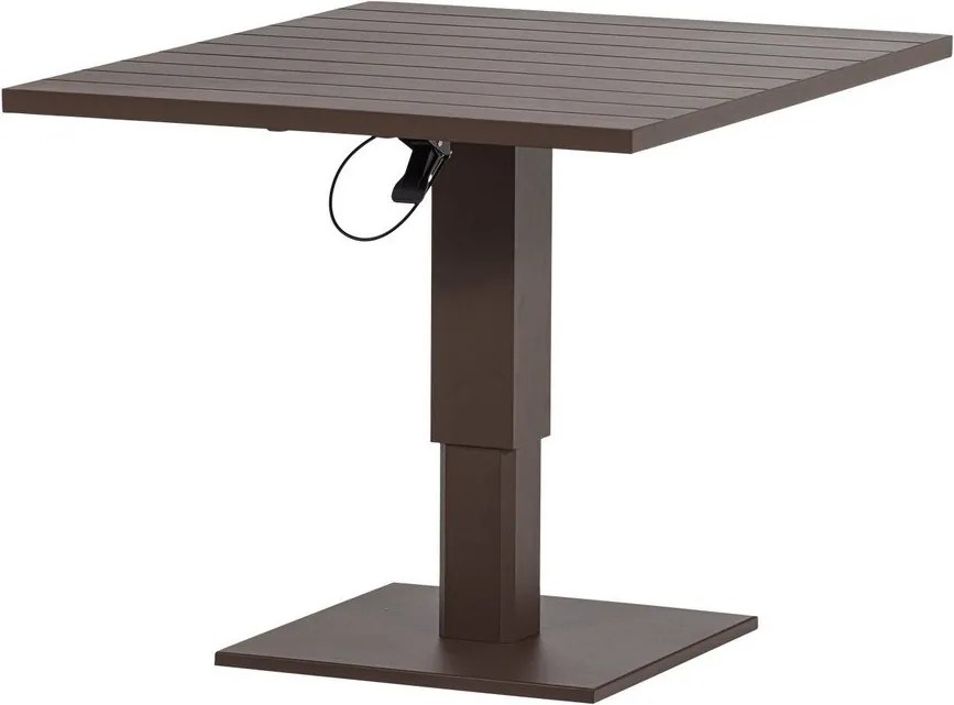 Kovový zahradní jídelní stůl 80x100 cm Tesso – WOOOD