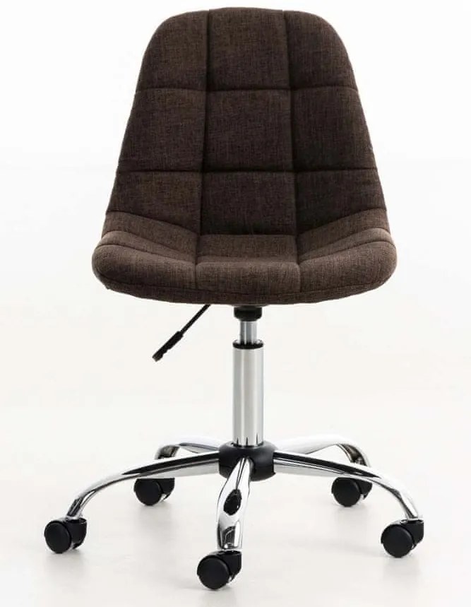 Bhm germany Kancelářská židle Emil, textil, hnědá