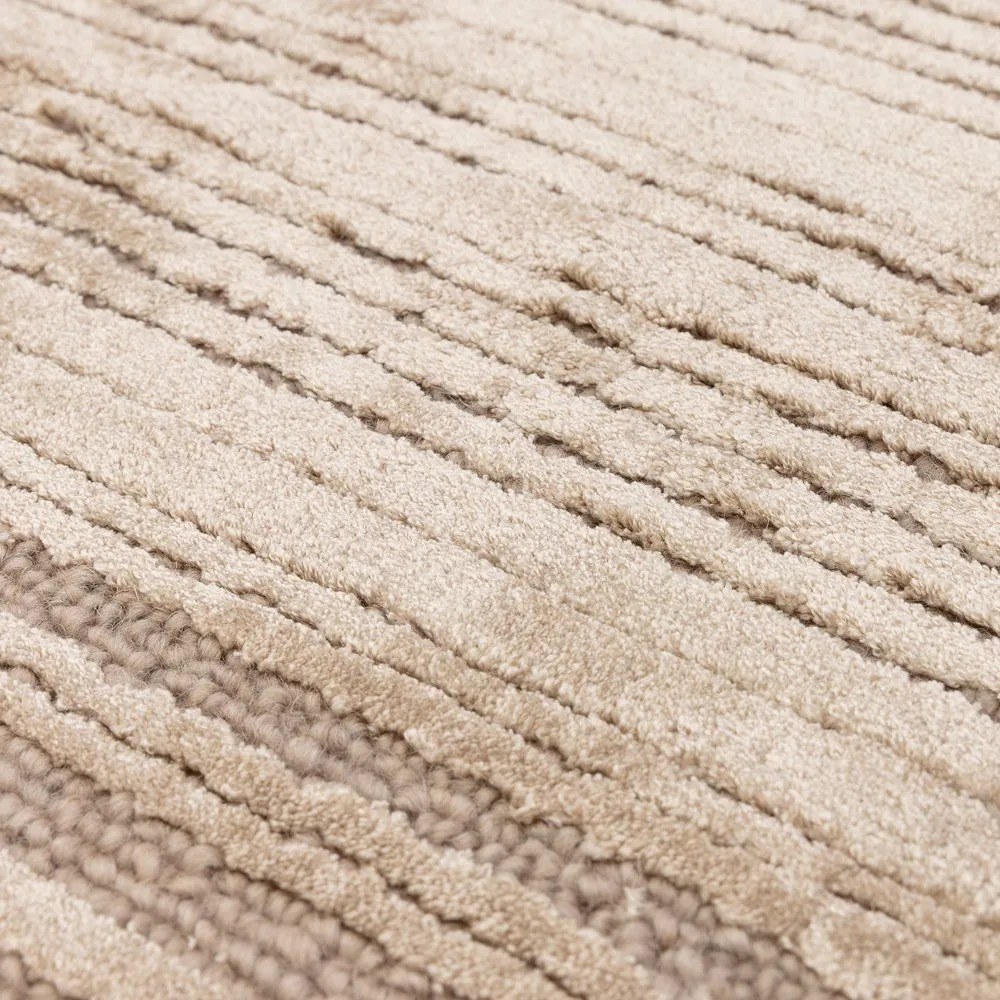 Béžový ručně tkaný koberec s příměsí vlny 200x290 cm Henley Sand – Asiatic Carpets