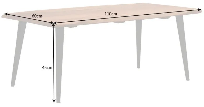 Massive home | Konferenční stolek ORGANIC  110 CM masiv akácie