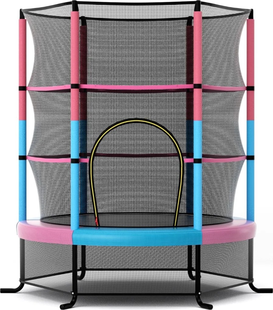 Costway Zahradní trampolína Ø165 cm s ochrannou sítí trampolína