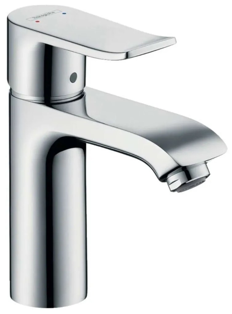 Hansgrohe Metris New - Umyvadlová baterie s výpustí, chrom 31080000