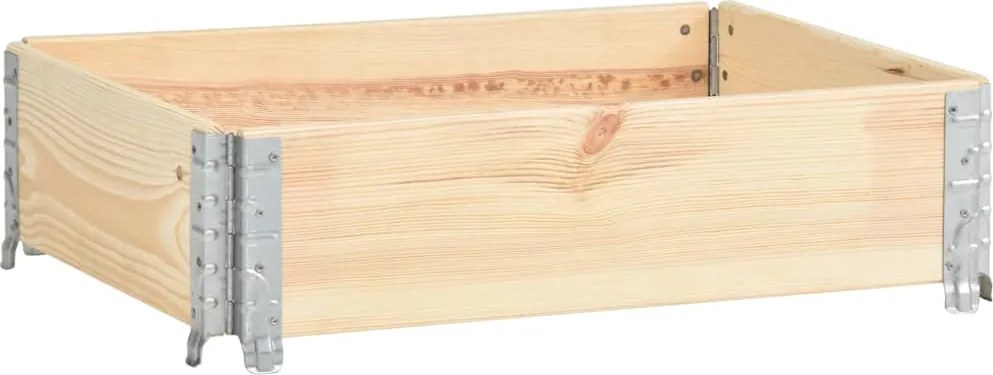 Vyvýšený záhon 60 x 80 cm masivní borové dřevo 3055160