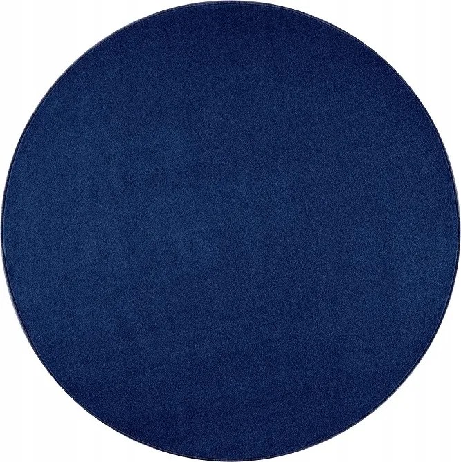 133x133 (průměr) kruh Kusový koberec Nasty 104447 Darkblue kruh