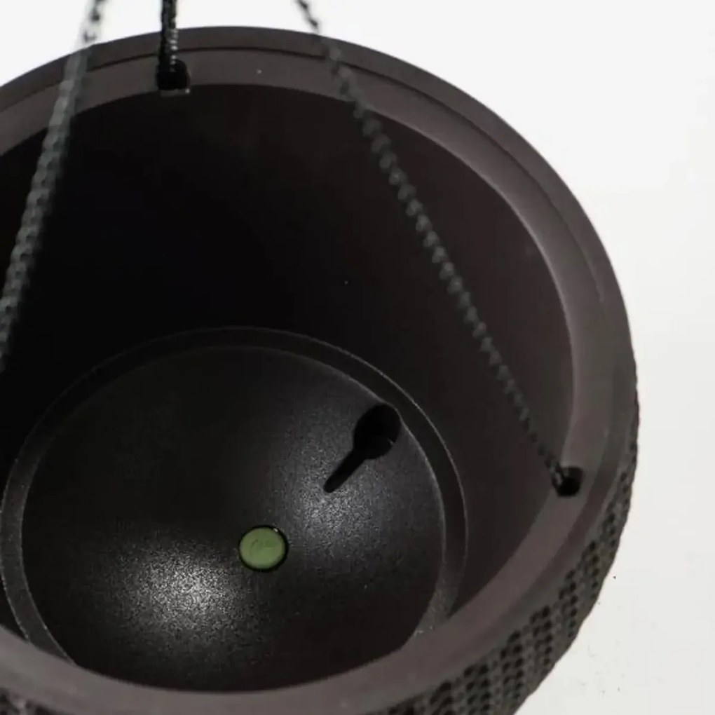 Keter Závěsný květináč Sphere antracit, pr. 35 cm