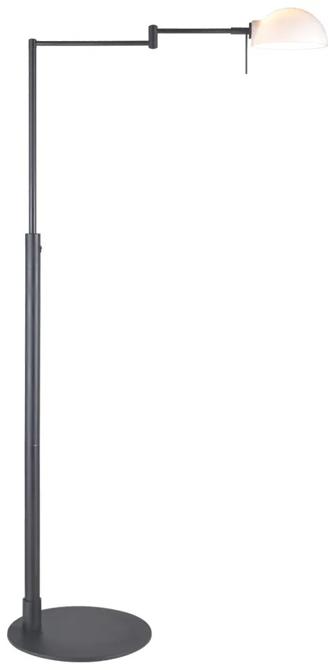 Halo Design Kjøbenhavn stojací lampa Varianta: 1 x G9, výška 1230 mm, bílá, černá