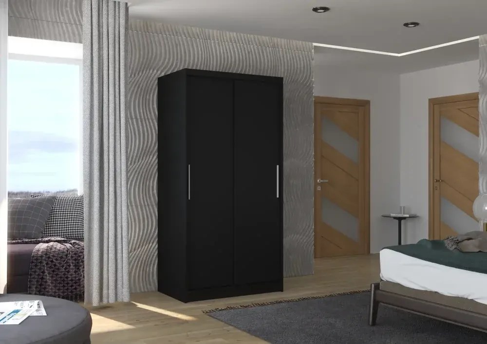 Posuvná skříň ASTEN 100 černá