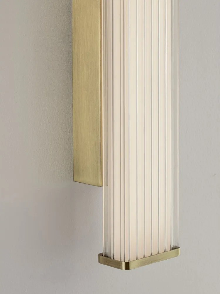Kovové LED nástěnné svítidlo v matně zlaté barvě Misty – Nova Luce