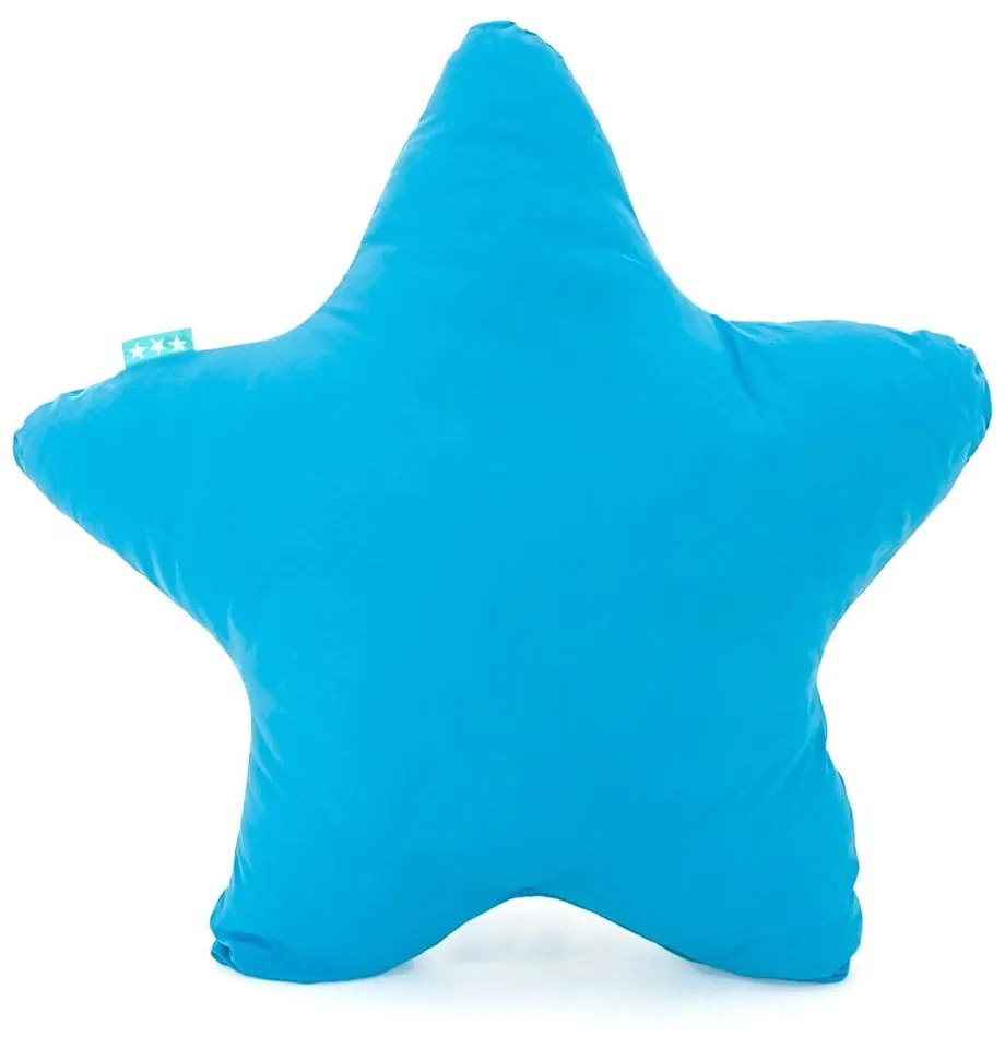 Tyrkysový bavlněný polštářek Happy Friday Basic Estrella Turquoise, 50 x 50 cm