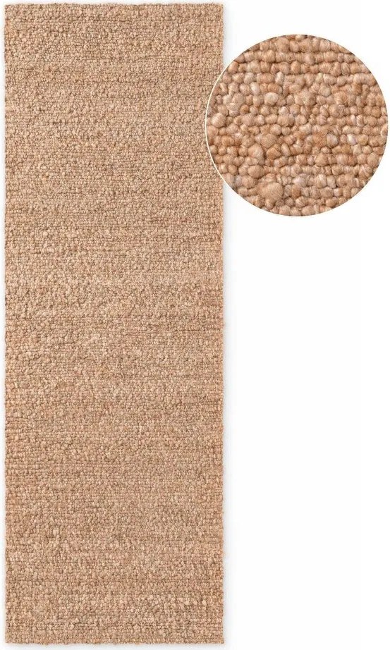 Béžový ručně tkaný běhoun 80x300 cm Notting Hill Portobello – Ted Baker