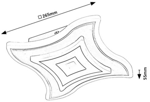 Rabalux 6958 - LED Stropní svítidlo TANELI LED/20W/230V 3000/4000/6000K