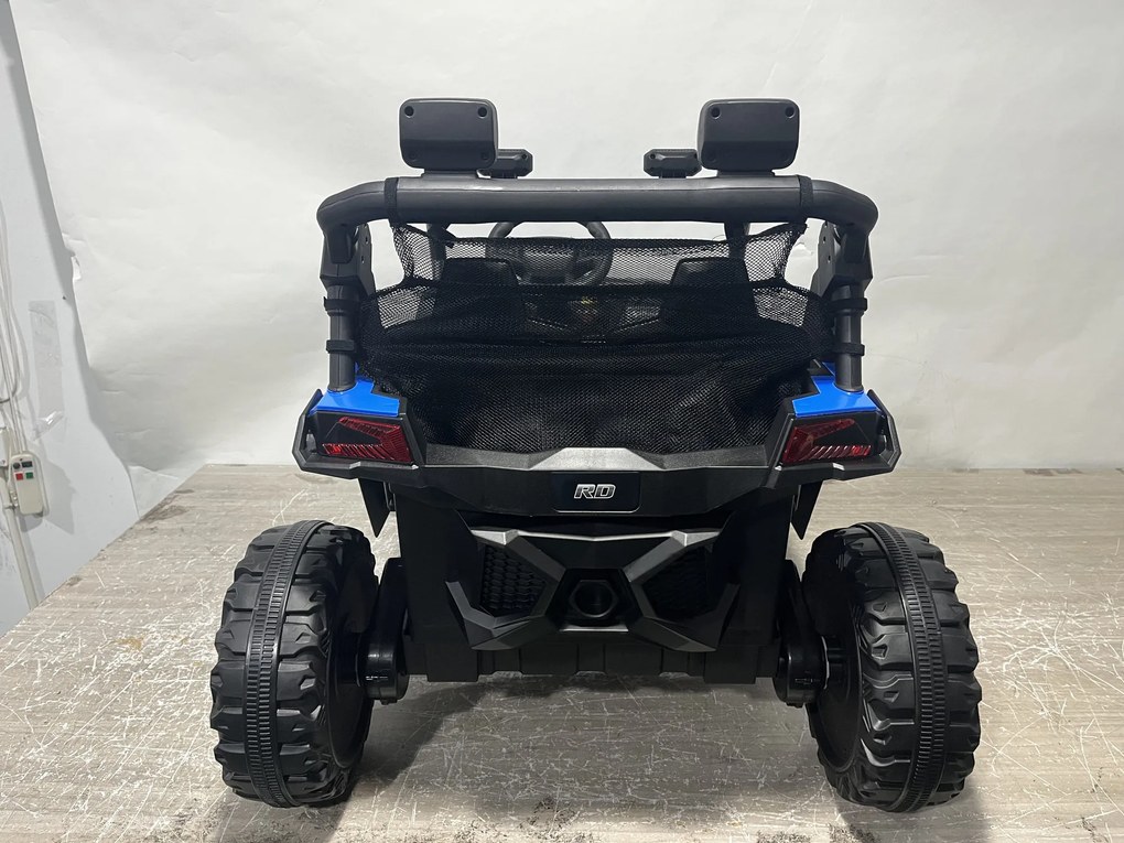 AIYAPLAY Dětské elektrické auto UTV pro dva, modré