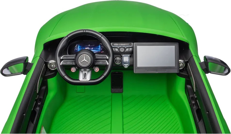 LEAN CARS Elektrické autíčko Mercedes GT63 AMG DK-GT63 24V tichý motor matné zelené
