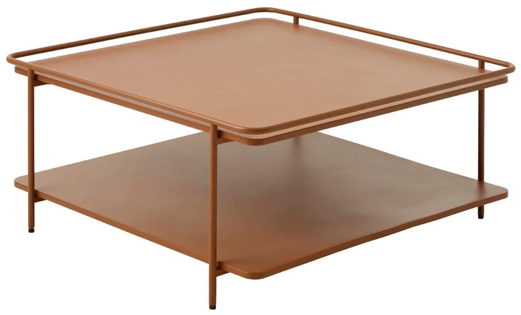 Designový konferenční stolek Harinder 75 cm terakota