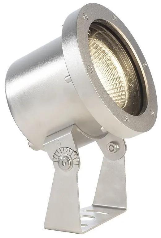 Venkovní světlo Light Impressions KapegoLED podvodní svítidlo Fiara 24V DC 18,50 W 3000 K 1200 lm 127 mm stříbrná 740006
