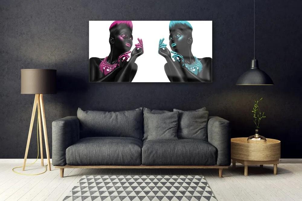 akrylový obraz Postavy Umění 120x60 cm