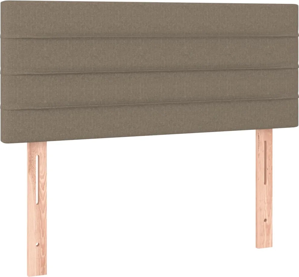 Box spring postel s matrací taupe 90x200 cm textil 3140669