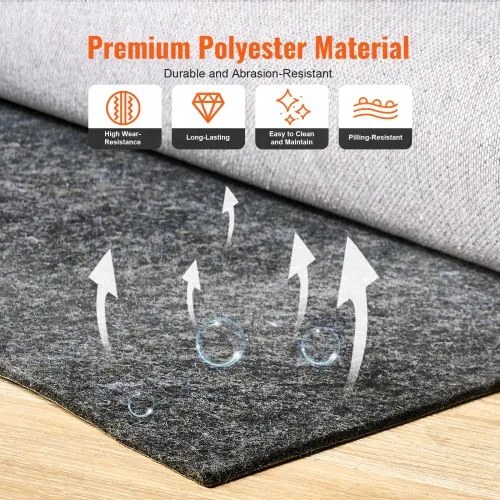 Rug Pad Gripper 2,74 × 3,66 m Ochranná podložka na koberec 6,1 mm