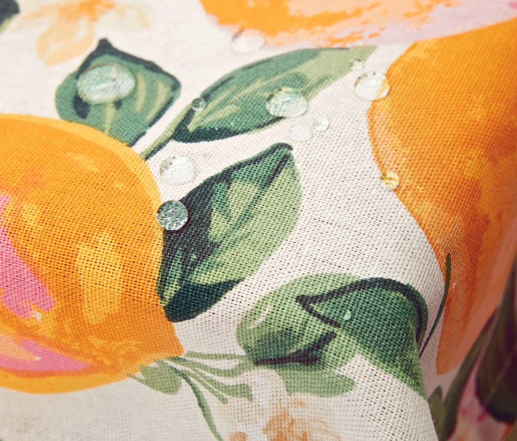 Tchibo - Omyvatelný ubrus, cca 90 x 90 cm, oranžová