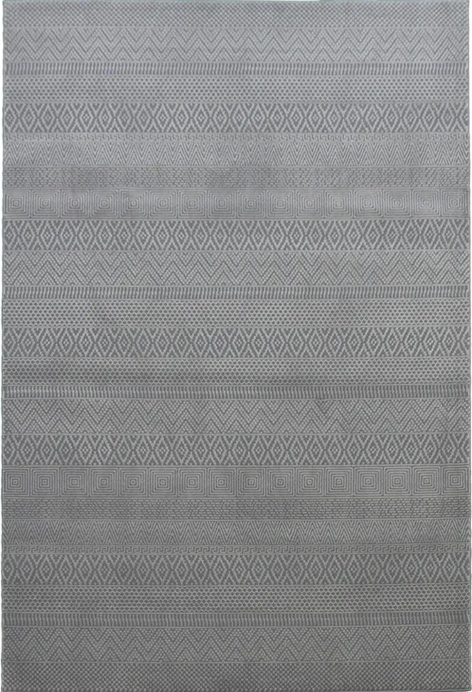 BE Koberec Zurich 1901 GREY - šedý obdélníkový Rozměr: 60x100 cm