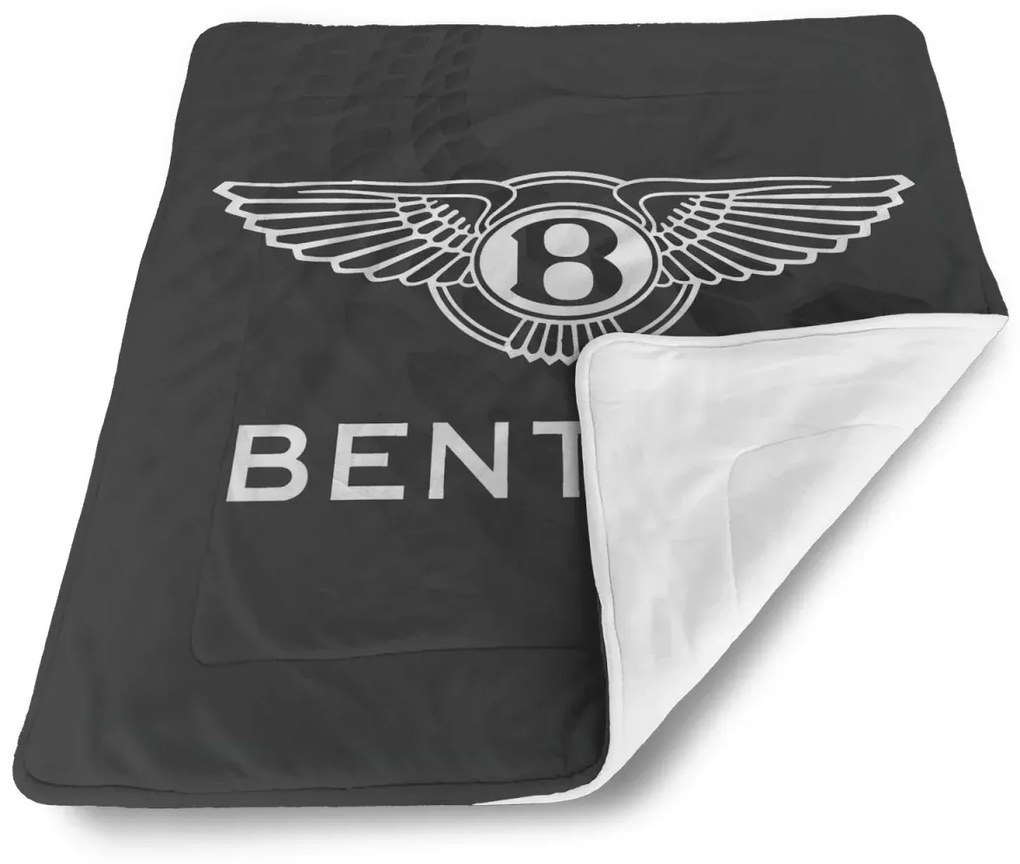 Sablio Deka pro miminko Logo Bentley Černý - 80x100 cm