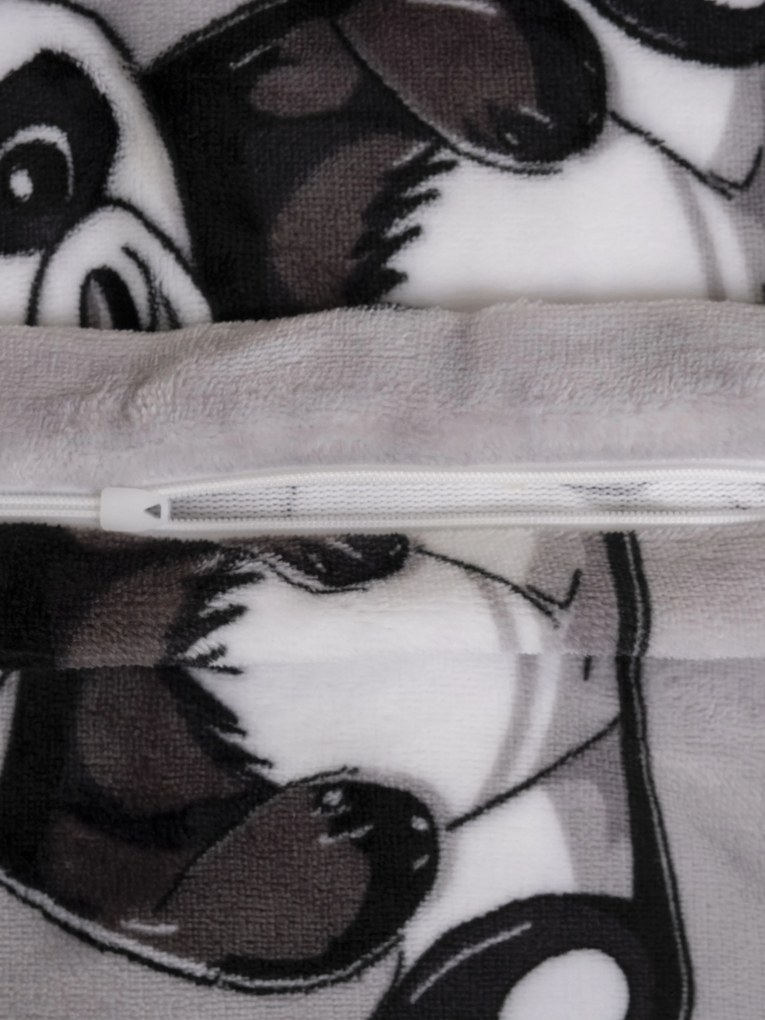 MK Lůžkoviny Povlak na polštář mikroplyš Exclusive 40 x 60 cm - Panda
