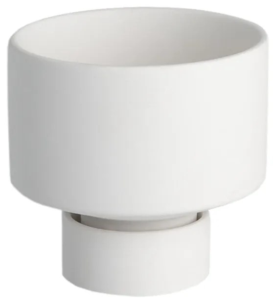 Storefactory Porcelánový svícen LIAVED White, bílá barva, porcelán