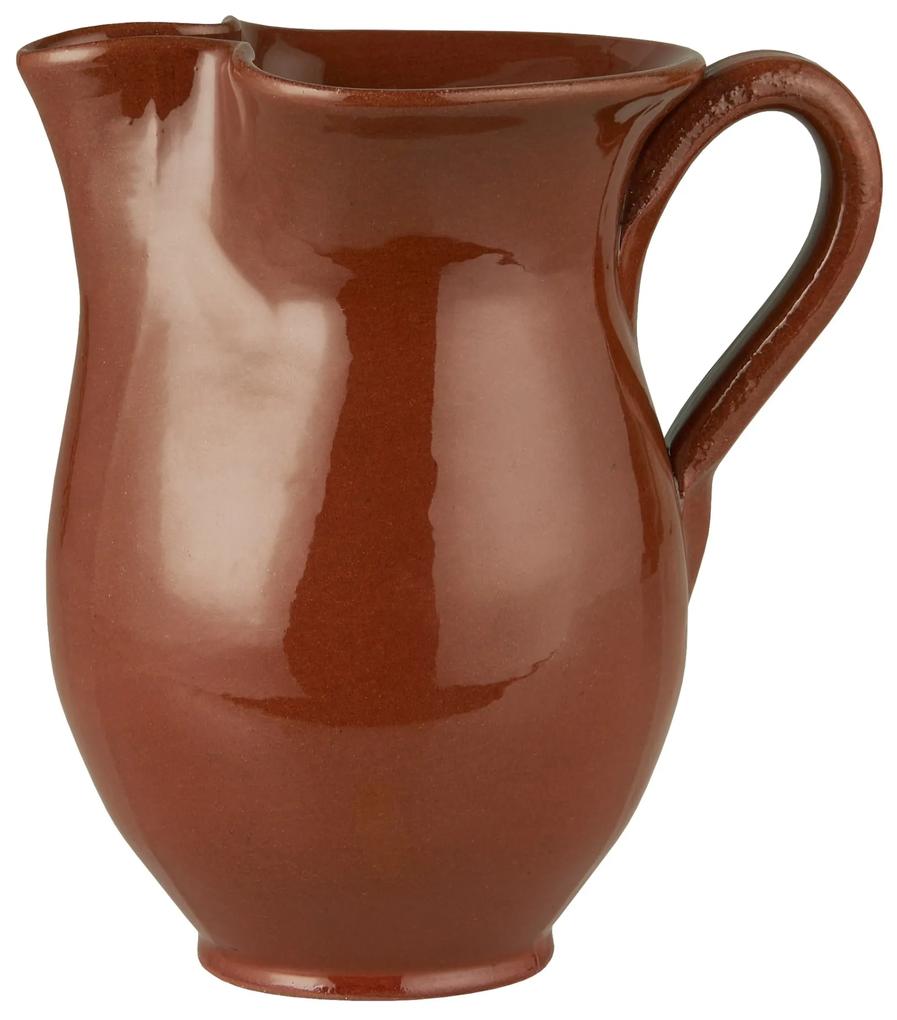 IB LAURSEN Džbán Rustique 500 ml, hnědá barva, keramika