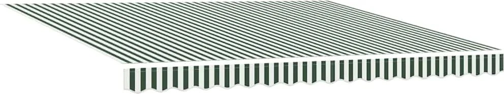Rám markýzy Zelená a bílá 400 × 300 cm 3330734
