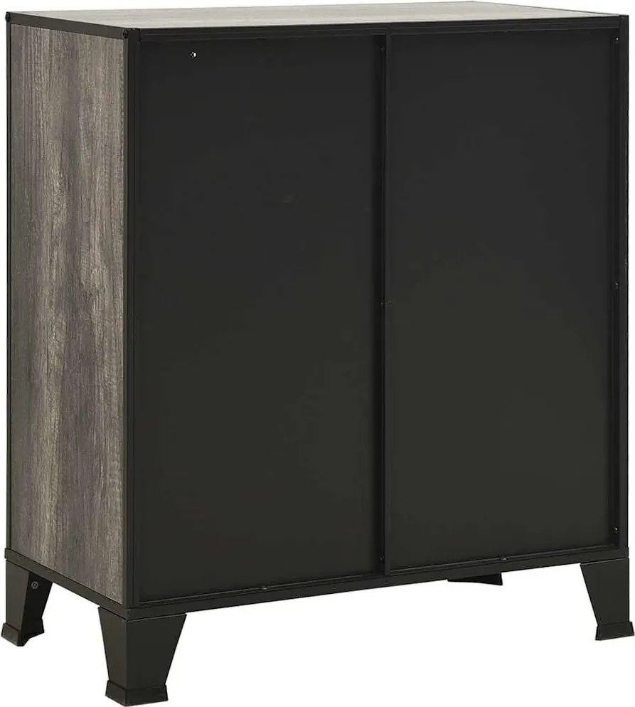 Úložné skříně 2 ks šedé 72 x 36 x 82 cm kov a MDF 3095972