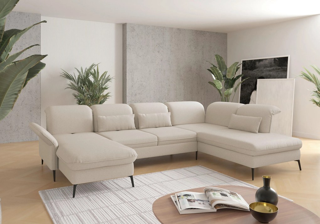 XXXLutz SEDACÍ SOUPRAVA, textil, krémová Sit & More - Sedací soupravy - 00014401182L