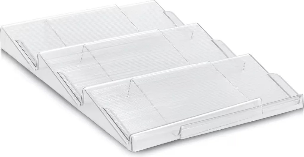 Zeller Present Organizér na kořenky do šuplíku, schůdky 2ks COMPACTA - 41,3 x 19,5–38 x 3,2 cm