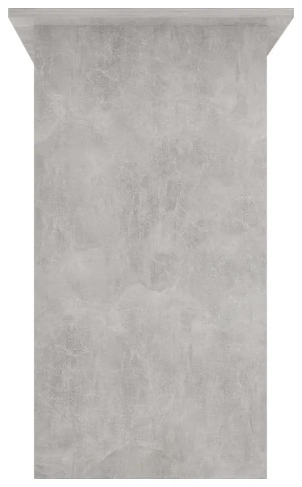 Petromila Psací stůl betonově šedý 80 x 45 x 74 cm dřevotříska