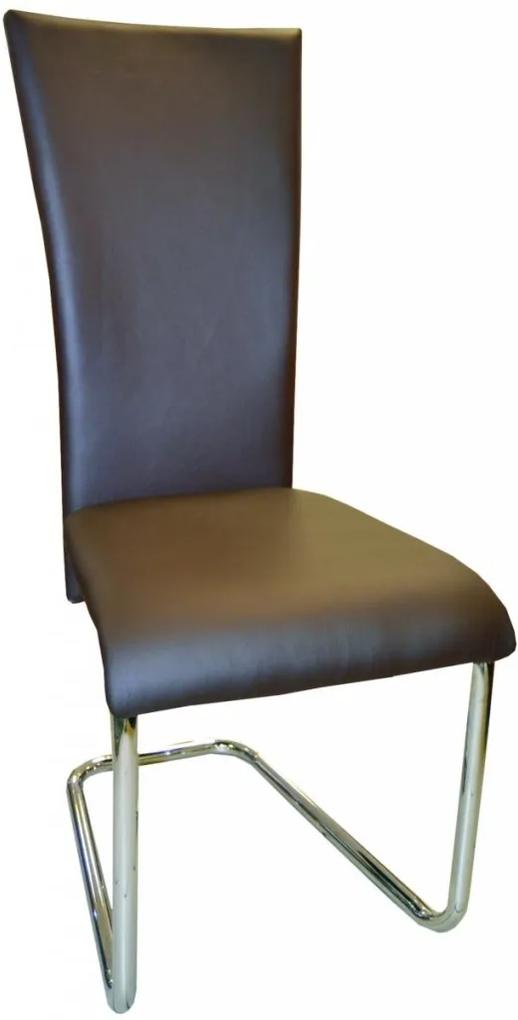 FALCO Kovová židle F-245 - hnědá