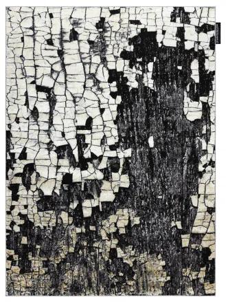 Moderní koberec DE LUXE 2079 Dlažba cihlový Strukturální zlato / še velikost 120x170 cm | krásné koberce cz