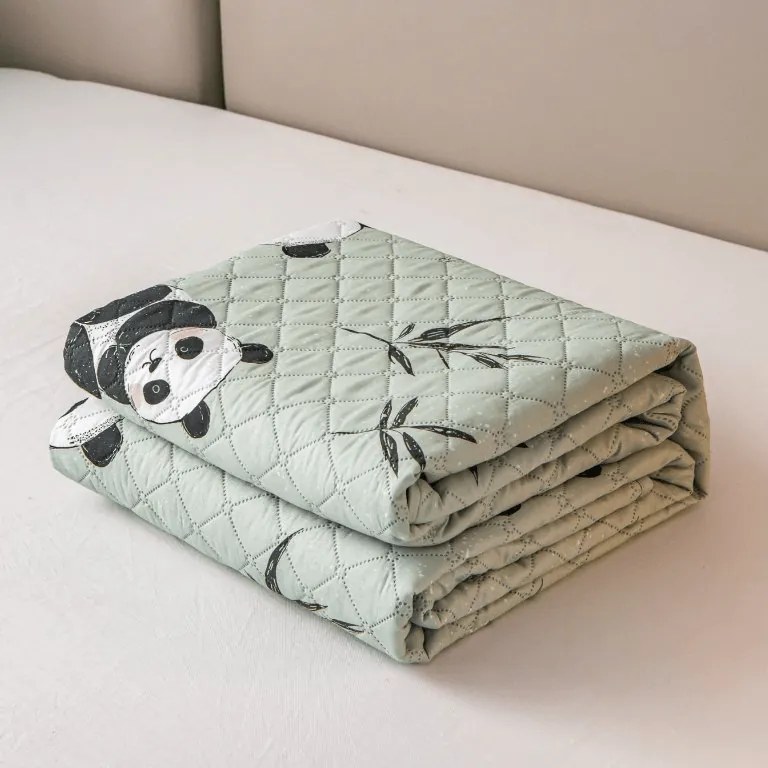 Přehoz na postel PANDA RELAX zelený Rozměr: 170 x 210 cm