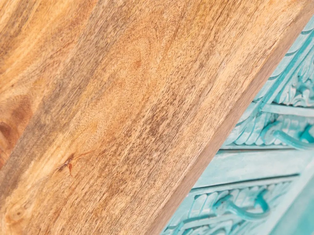 furniture-nabytek.cz - Masivní koupelnová sada Santoro, modrá, Holz - Mango