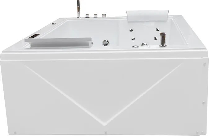 BPS-koupelny Hydromasážní vana DIABLO 666 II 180x150 s ohřevem vody