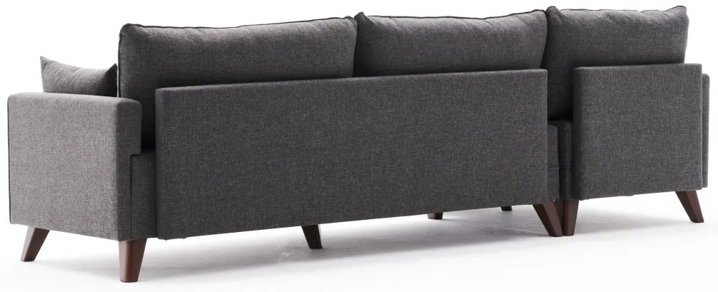 Hanah Home Designová pohovka BELLA antracit levá 275 cm 825BLC2577