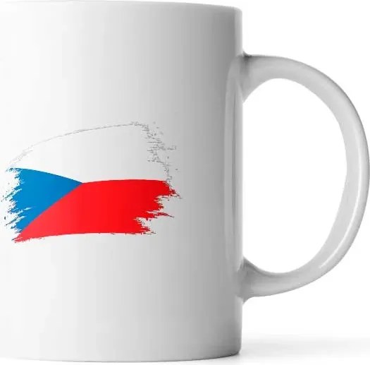 Sablio Hrnek Česká vlajka - Fandím česku - 200 ml - espresso