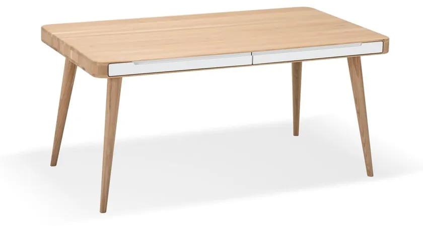 Jídelní stůl z dubového dřeva Gazzda Ena Two, 160 x 90 x 75 cm
